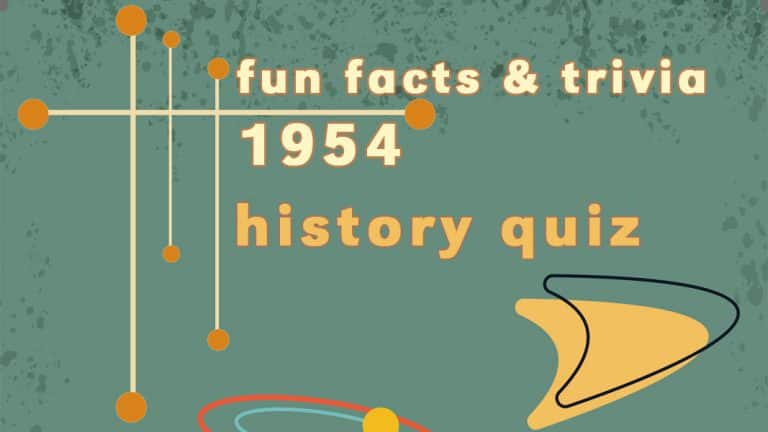Pop Culture Trivia Quiz: 1954