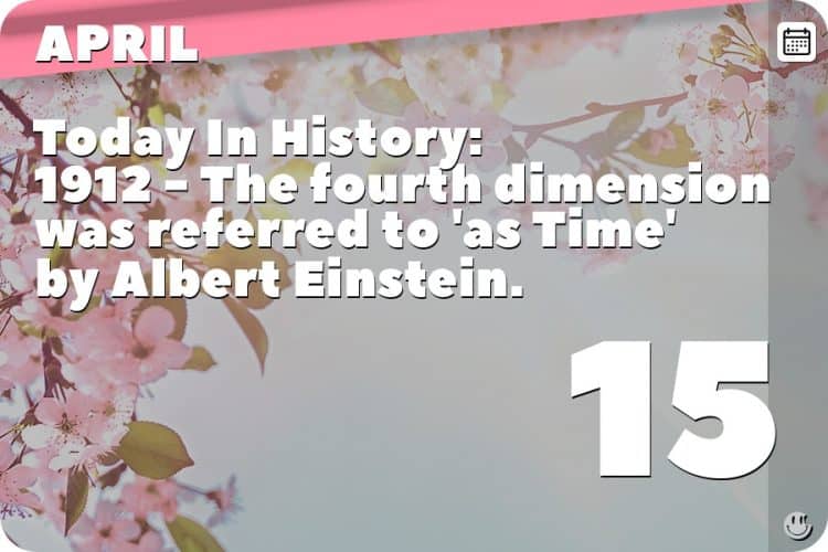 April 15 in Pop Culture History