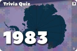 Pop Culture Trivia Quiz: What Happened In 1983?